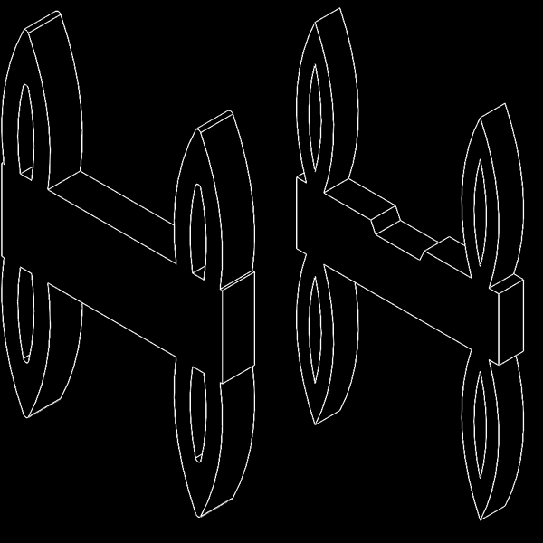 parametric eye-of-the-needle h-connectors | Hackaday.io