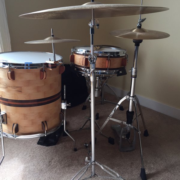 Segmented Wooden Drum Set | Hackaday.io