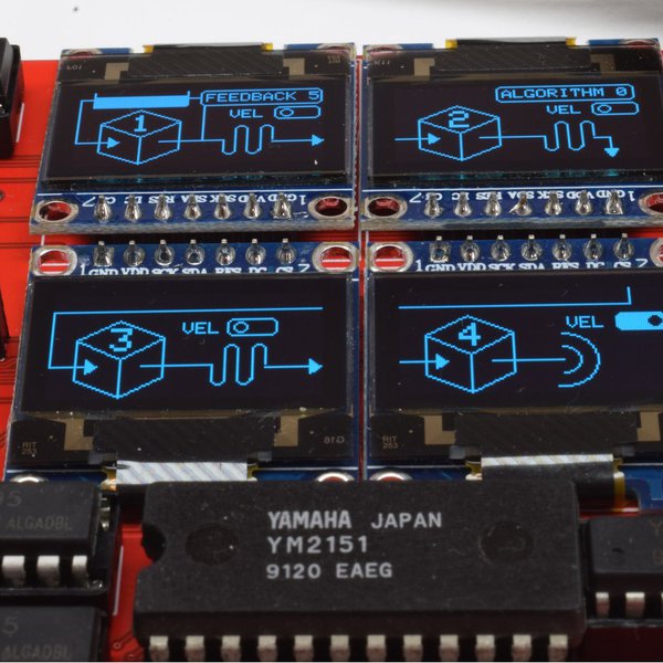 DAFM synth ARCADE YM2151 - DIY kit | Hackaday.io