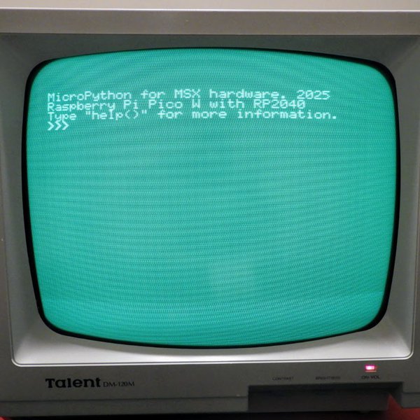 MicroPython using MSX Hardware | Hackaday.io