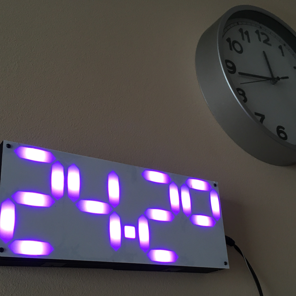 LED Pixel Clock (Clock, alarms, temperature etc.) | Hackaday.io