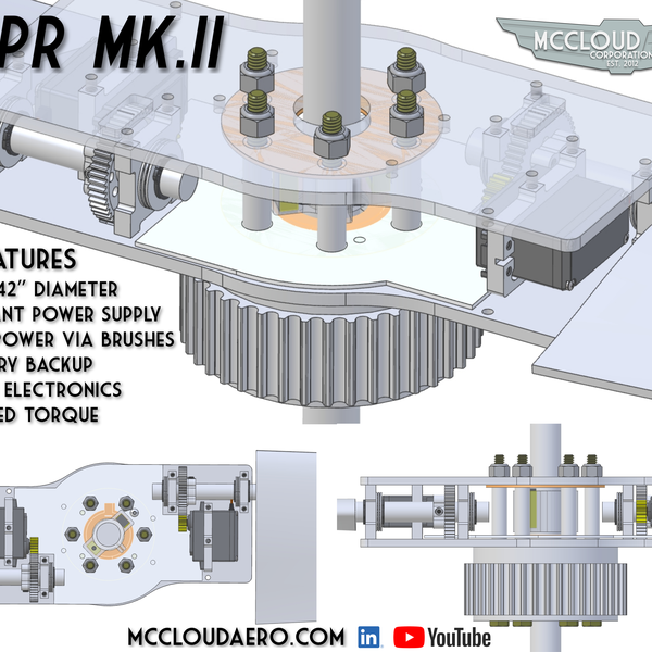Electric Variable Pitch Rotor Mk. II | Hackaday.io