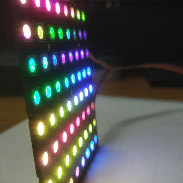 World's Slimmest NeoPixel LED Matrix | Hackaday.io