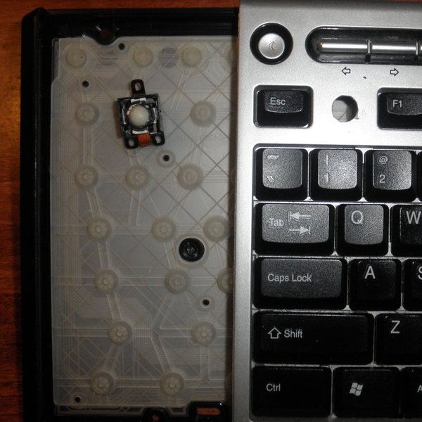 Keyboard with Apple Mouse Scroll Ball | Hackaday.io