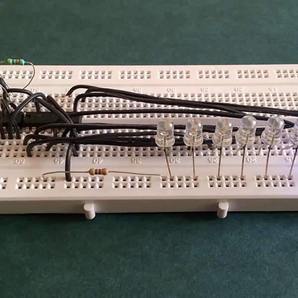 LED Chaser Electronic Circuit Using 555 Timer IC | Hackaday.io