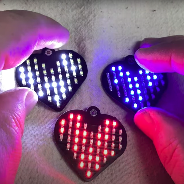 Chaos LED flashing heart | Hackaday.io