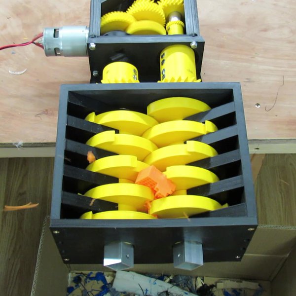 3D-printable shredder | Hackaday.io