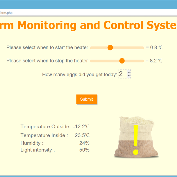 Farm monitoring and control system | Hackaday.io
