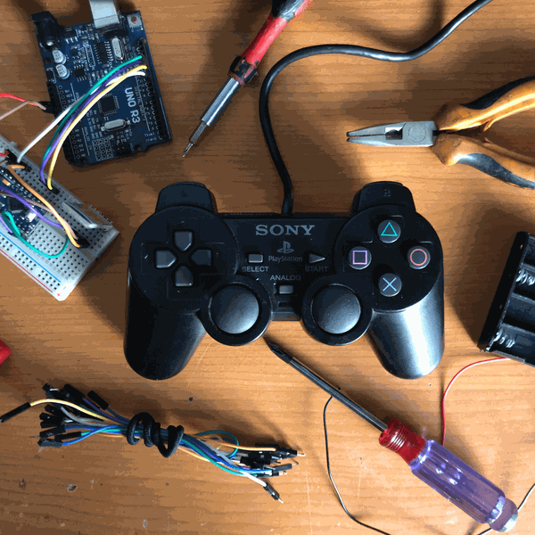 BT PS2 Controller for 3D Modelling | Hackaday.io