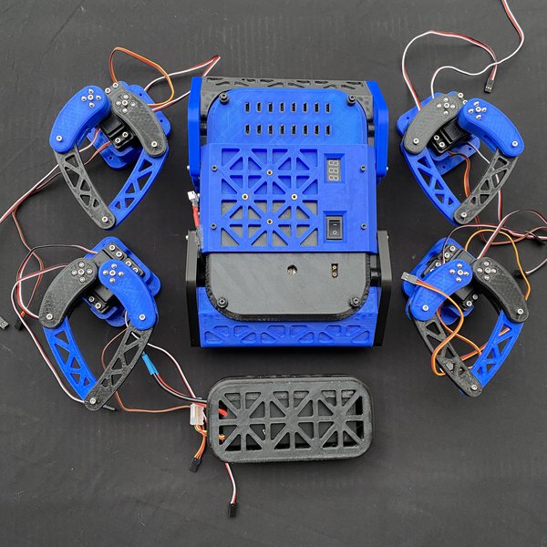 3d Printed Quadrupedal Robot 