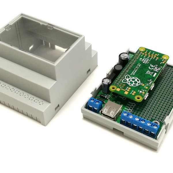 din rail housing for Pi Zero | Hackaday.io