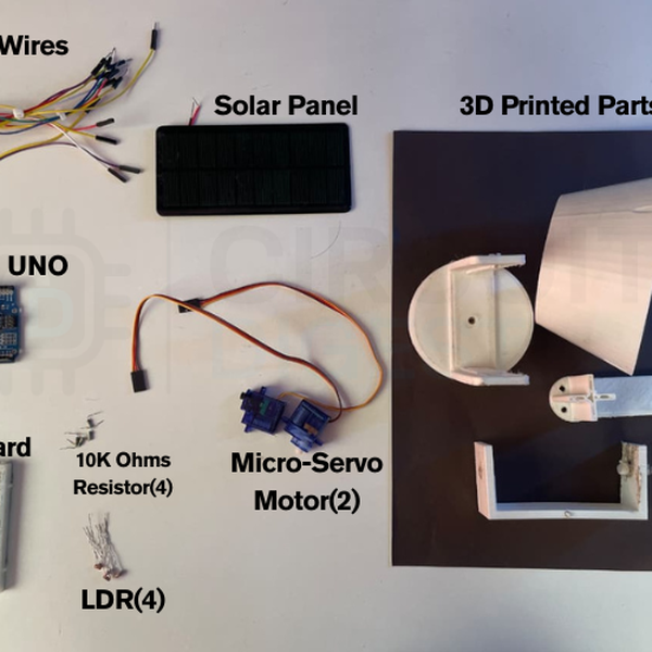 Arduino Dual-Axis Solar Tracker: 40% More Power | Hackaday.io