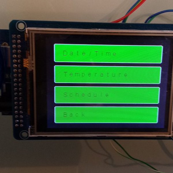 ESP8266 WiFi touch screen thermostat | Hackaday.io