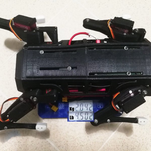 DIY hobby servos quadruped robot | Hackaday.io