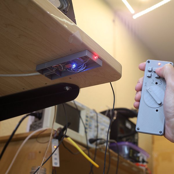 Standing desk remote control | Hackaday.io