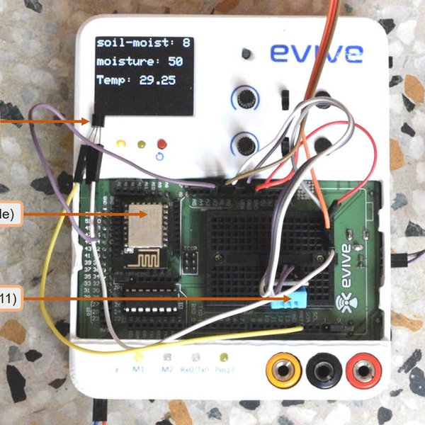 Plant monitoring and watering system with evive | Hackaday.io