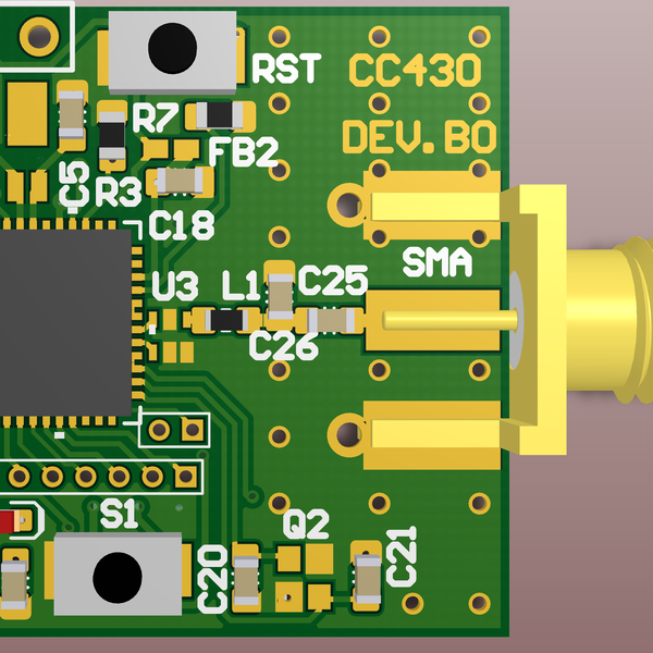 Tiny CC430 Development Board | Hackaday.io