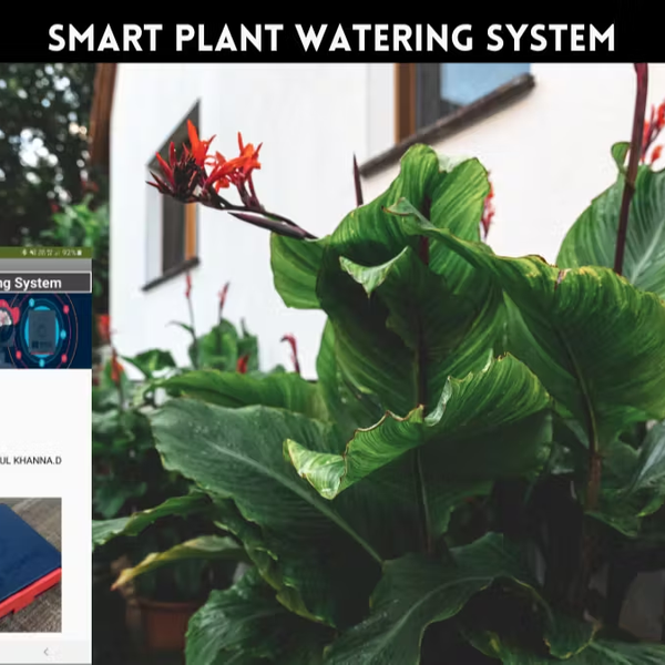 Smart Plant Watering System | Hackaday.io