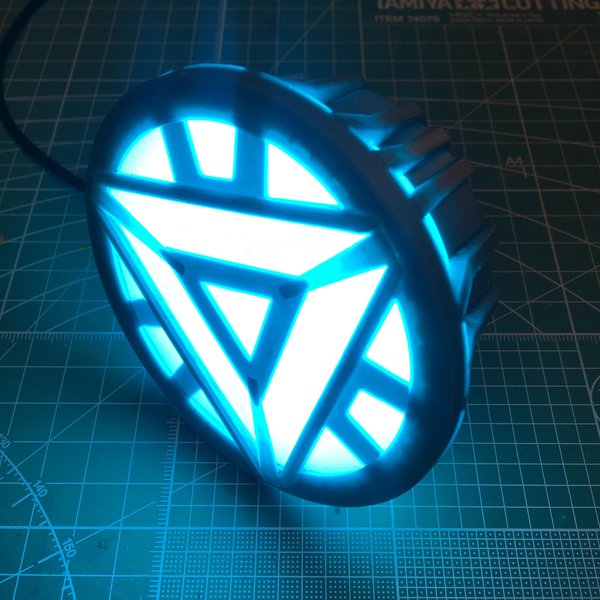 3D Printed WiFi Controlled Arc Reactor Mk I | Hackaday.io