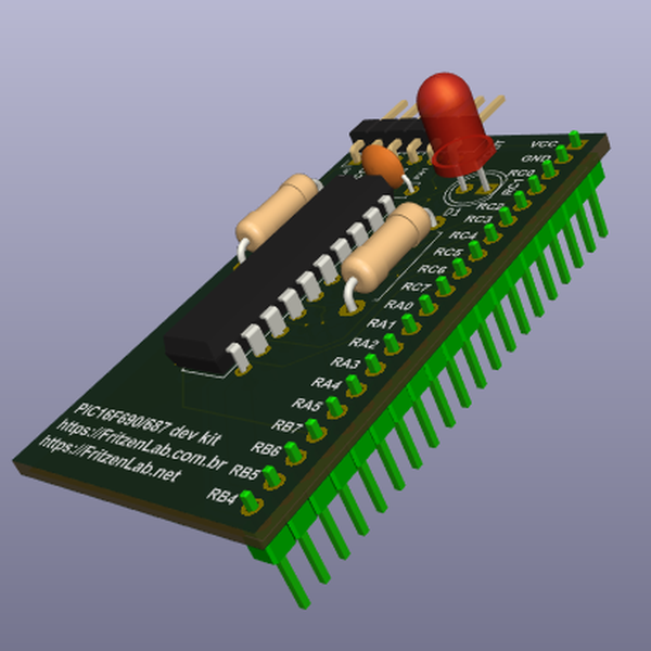 PIC16F690 dev board | Hackaday.io