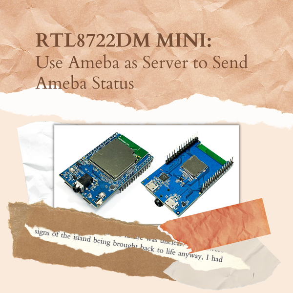 Ameba Arduino Use Ameba As Server To Send Status