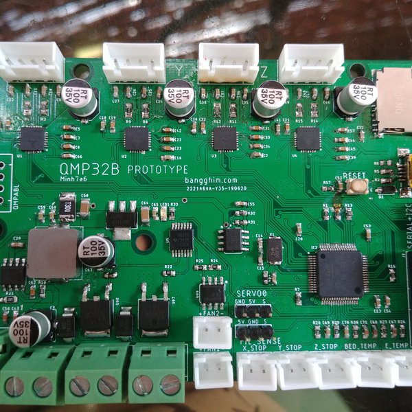 QMP32B: ARM Cortex M4F 3D Printer Controller Board | Hackaday.io