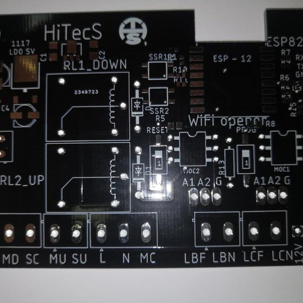 Garage Opener PCB with ESP8266 | Hackaday.io
