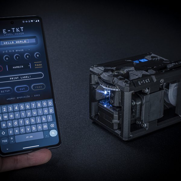E-TKT: anachronic label maker | Hackaday.io