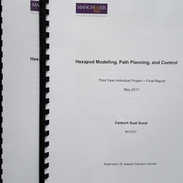 Hexapod Modelling, Path Planning and Control | Hackaday.io