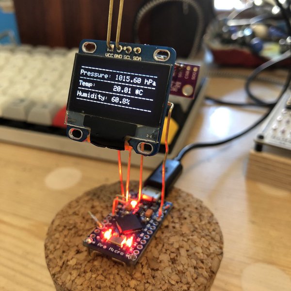 Freeform Humidity Pressure Temperature session | Hackaday.io