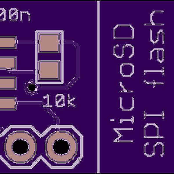 SPI flash to Micro Sd adapter | Hackaday.io