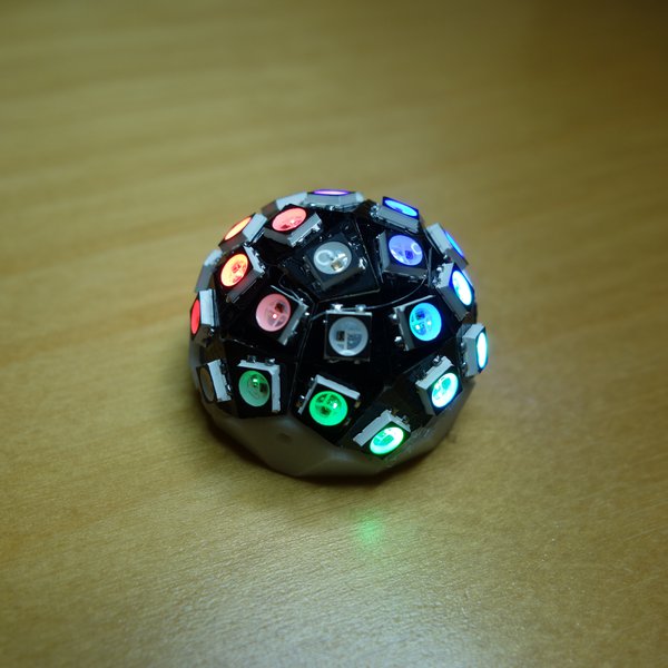 Folded PCB LED ball | Hackaday.io