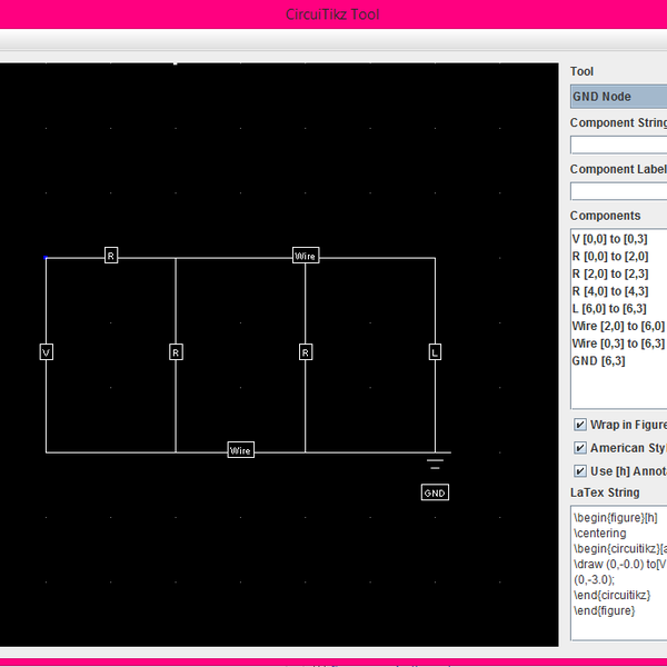 CircuiTikZ Tool | Hackaday.io