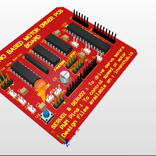 Arduino Based Motor Driver PCB Module for Robotics | Hackaday.io