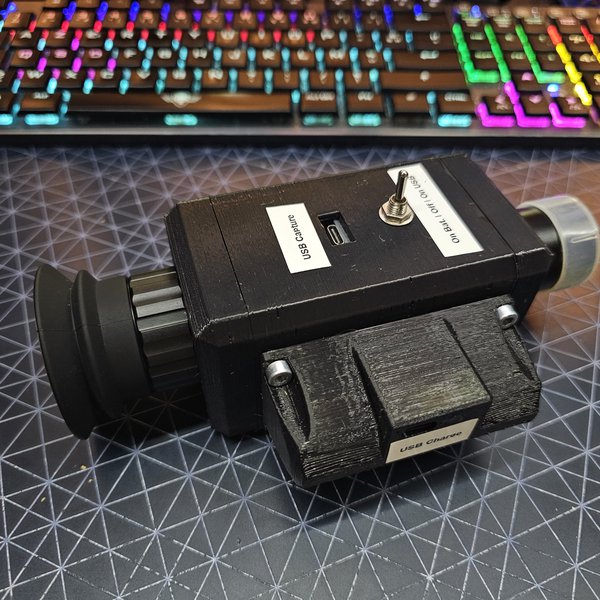 DIY electronic eyepiece viewfinder for telescope | Hackaday.io