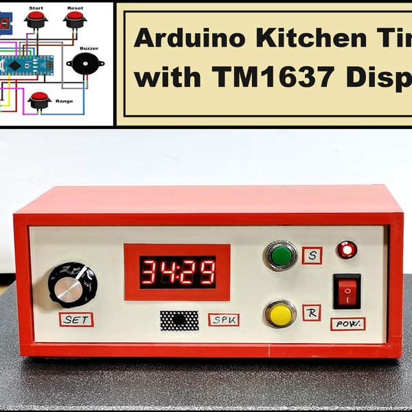 Simple Arduino Kitchen Timer with TM1637 Display | Hackaday.io