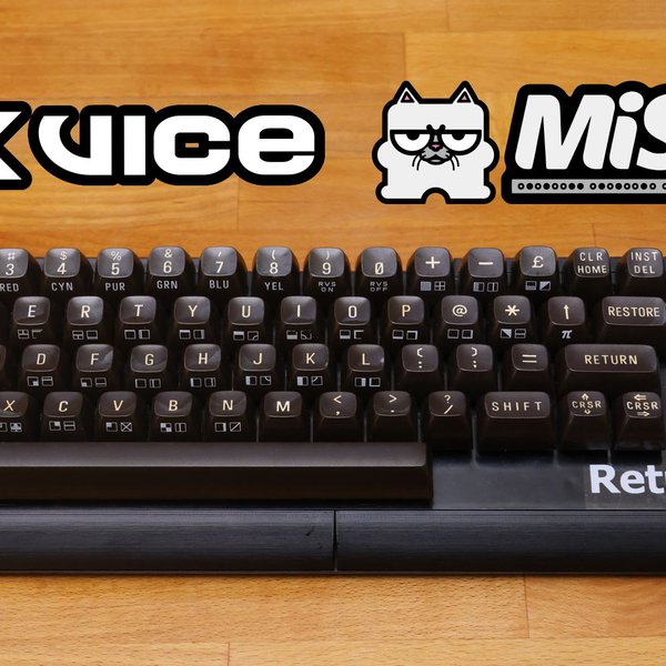 Real C64 Keyboard For Mister Fpga And Vice 