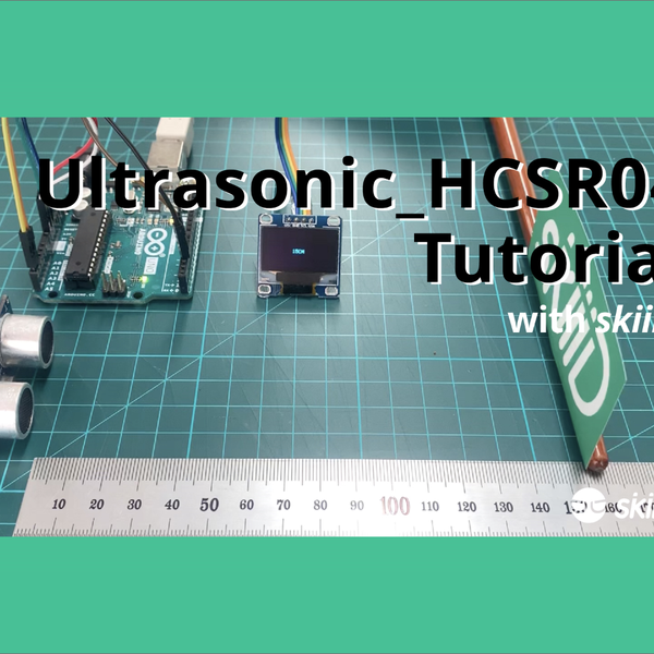 How to Use Ultrasonic HC-SR04 with "skiiiD" | Hackaday.io