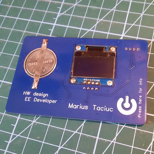 Smart EE designer Business Card | Hackaday.io