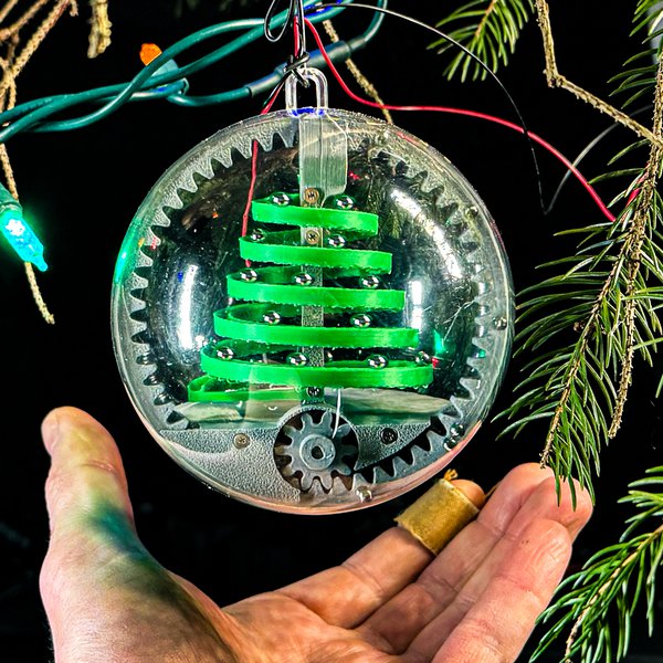 Tiny Marble Machine Christmas Ornament | Hackaday.io