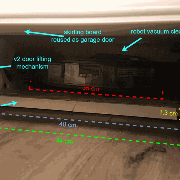 Space saving robot vacuum cleaner garage | Hackaday.io