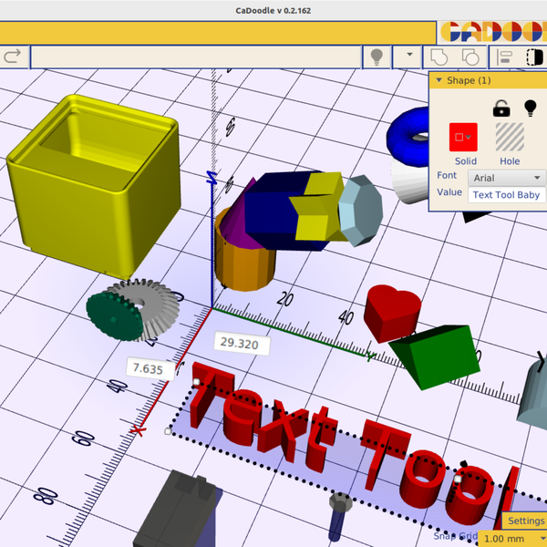CaDoodle: Doodle in CAD! | Hackaday.io