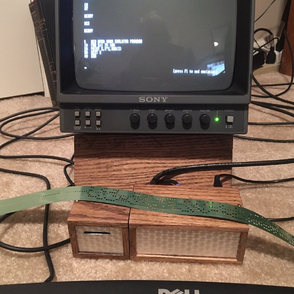Punched Tape Reader Peripheral for 8008 Emulator | Hackaday.io Punched Tape Reader Peripheral for 8008 Emulator | Hackaday.io