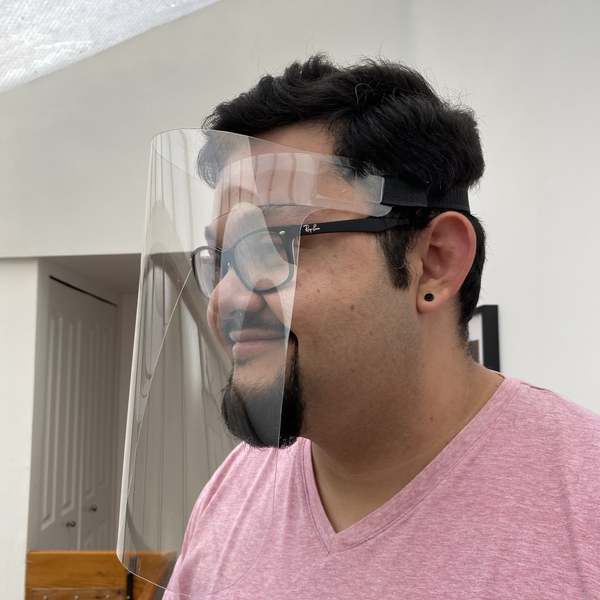 Single Piece Laser Cut Face Shield PPE | Hackaday.io