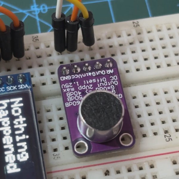 Clap Switch With PICO 2 and MAX9814 | Hackaday.io