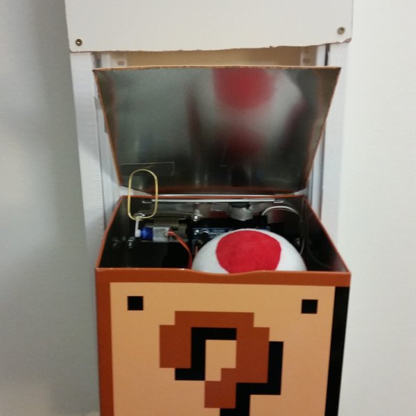 Interactive Mario Mushroom Block | Hackaday.io