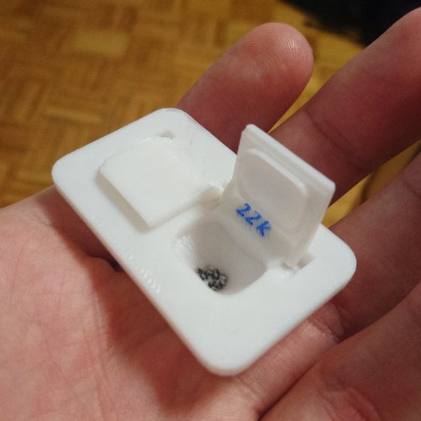 3D-Printed SMD Component Storage with Lid | Hackaday.io