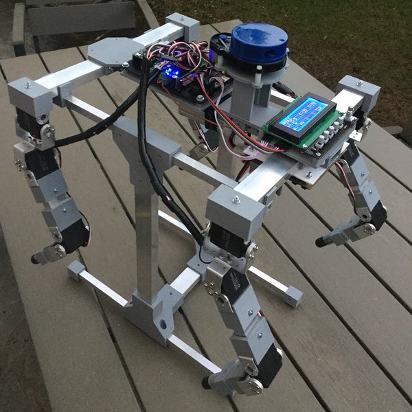 RAP an autonomous quadruped robot | Hackaday.io