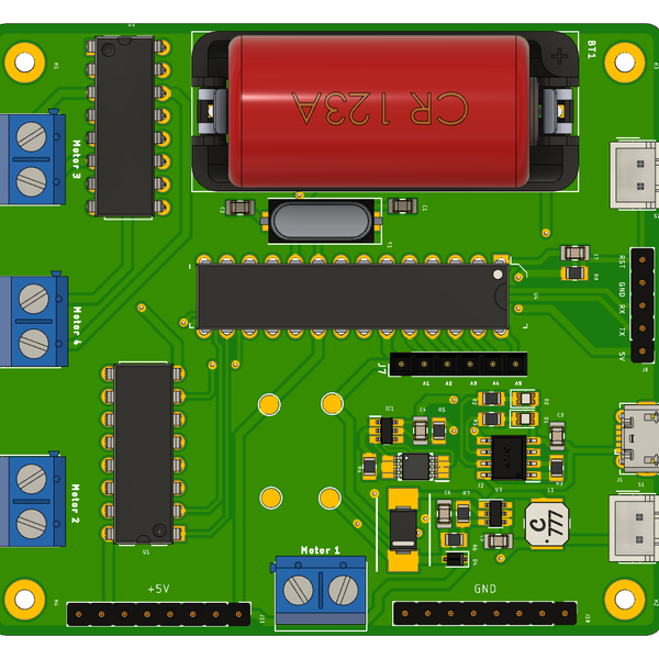 Dedicated Control Board for Mobile Robots with Whe | Hackaday.io