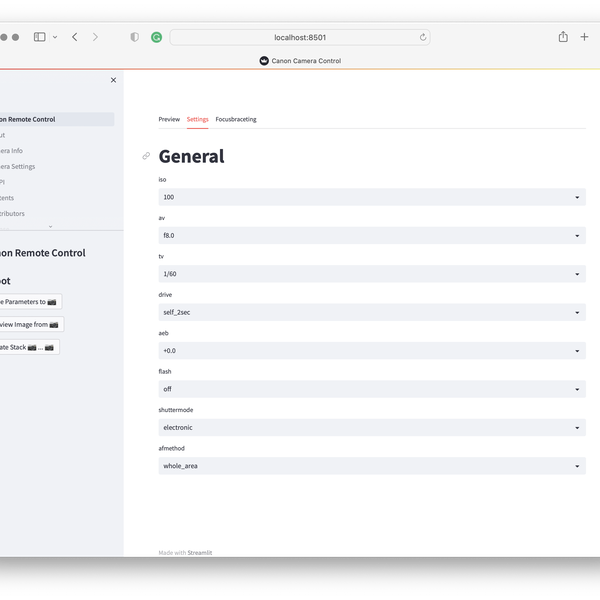 Control a Canon Camera from your Computer | Hackaday.io